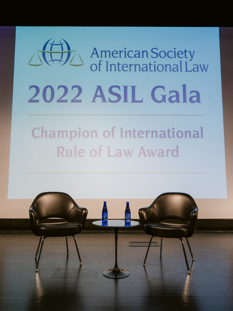 2024 Champion of the International Rule of Law Award Gala | ASIL